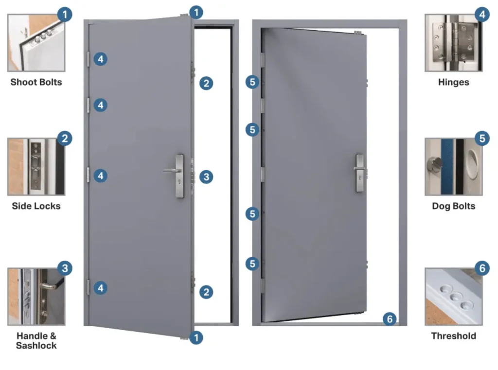 Steel Security Doors - Pontefract Garage Doors